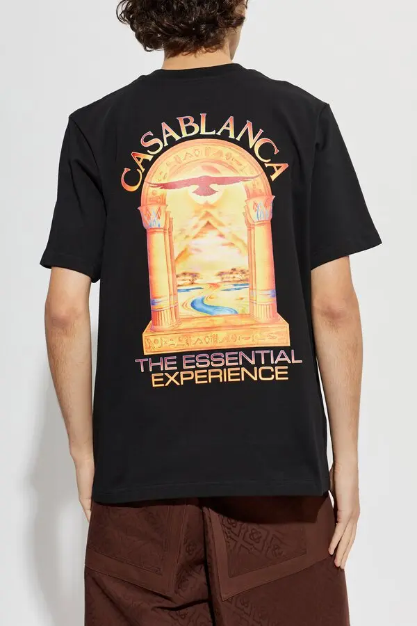 Casablanca T-shirt With Colorful Print