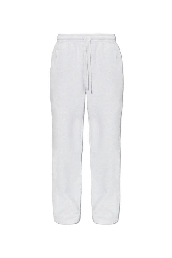 American Vintage Sweatpants With Straight-leg Cut - Grey