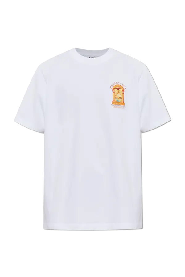 Casablanca T-shirt With Colorful Print