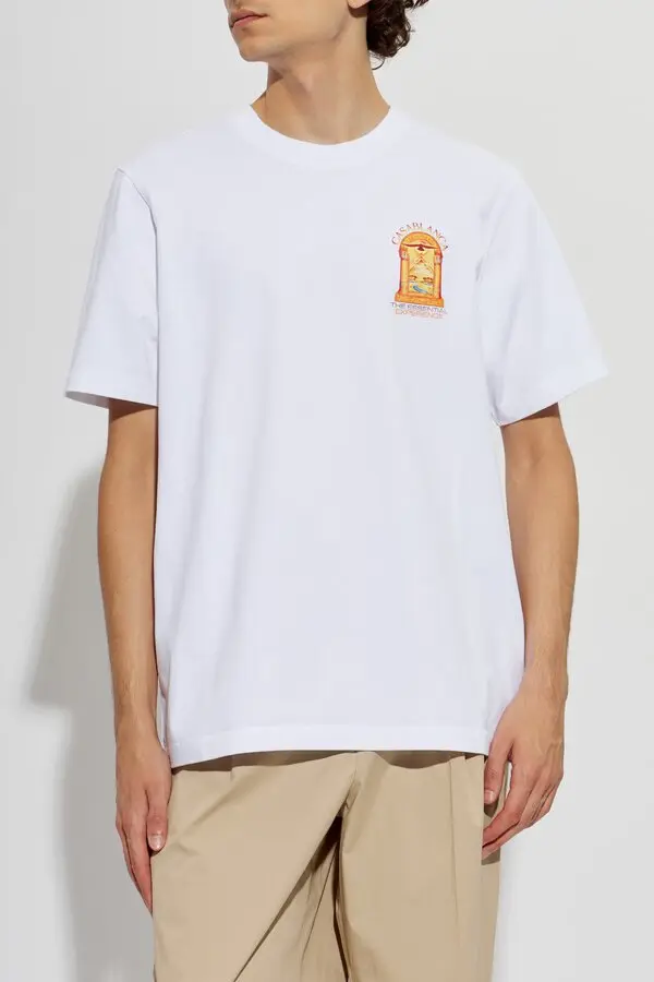 Casablanca T-shirt With Colorful Print