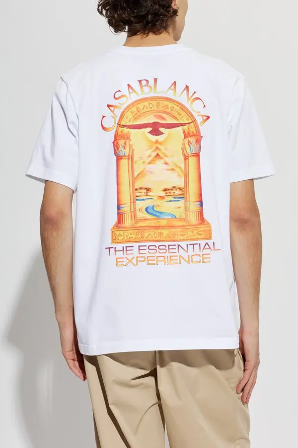 Casablanca T-shirt With Colorful Print