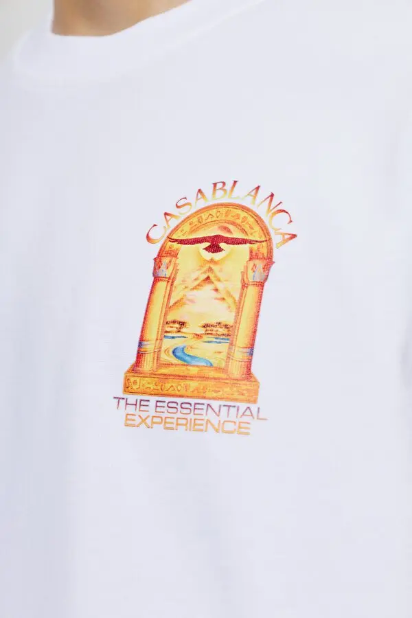 Casablanca T-shirt With Colorful Print