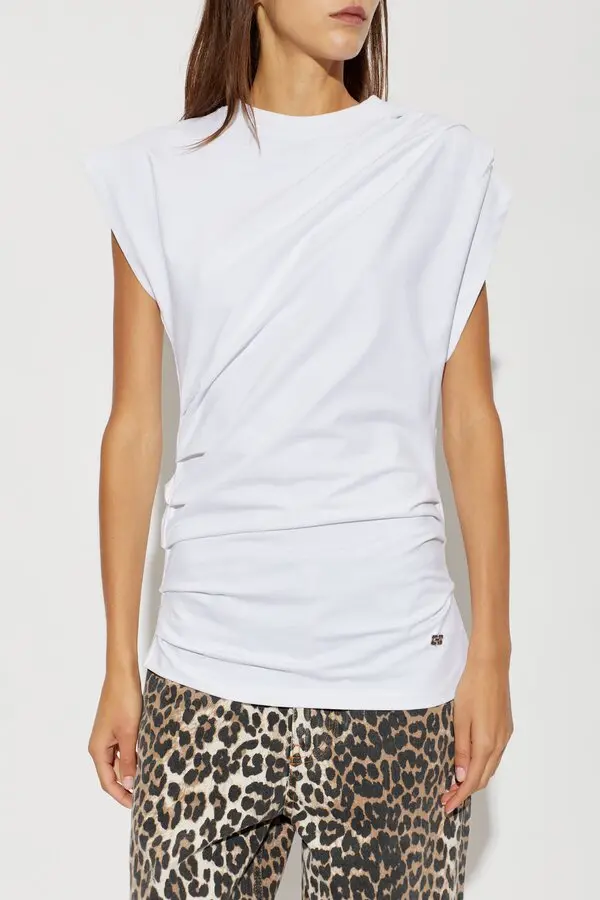 GANNI Top With Decorative Darts