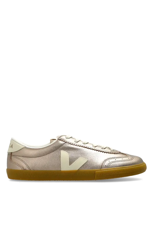 VEJA Volley O.t. Leather’ Sports Shoes - Gold