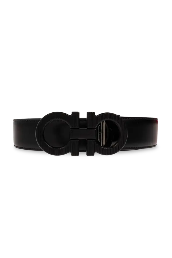 FERRAGAMO Double-sided Belt - Black
