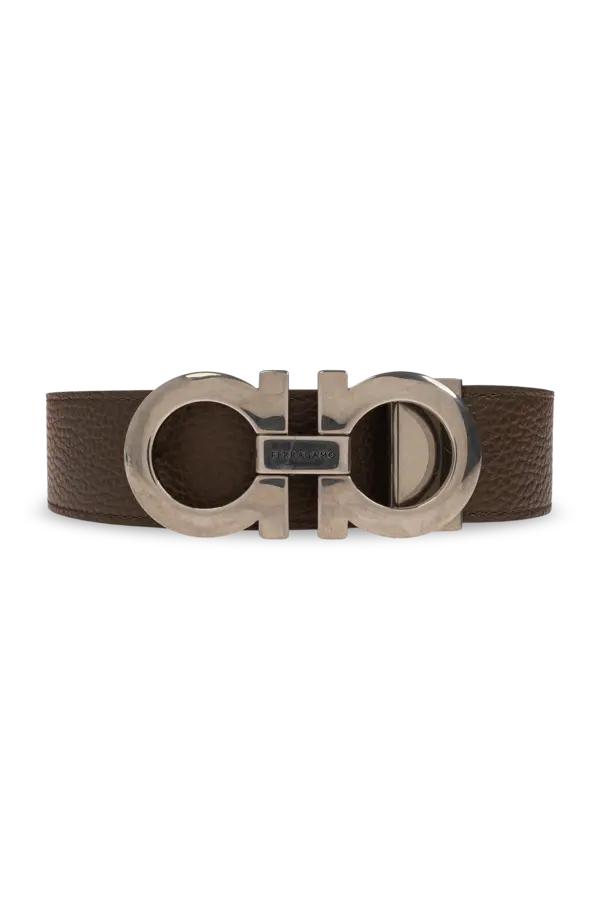 FERRAGAMO Leather Belt - Brown