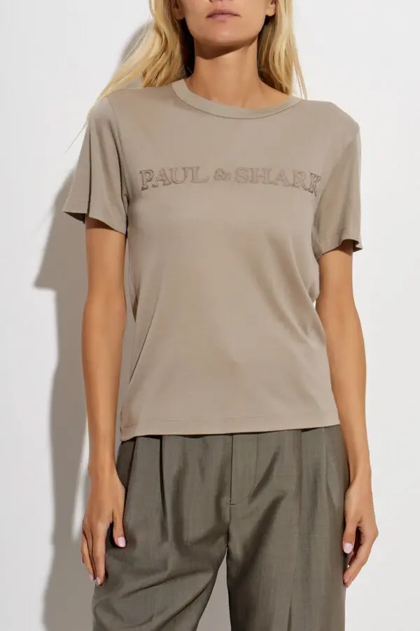 Paul & Shark T-shirt With Embroidered Logo