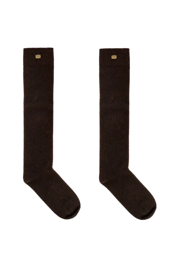 GANNI Long Wool Socks