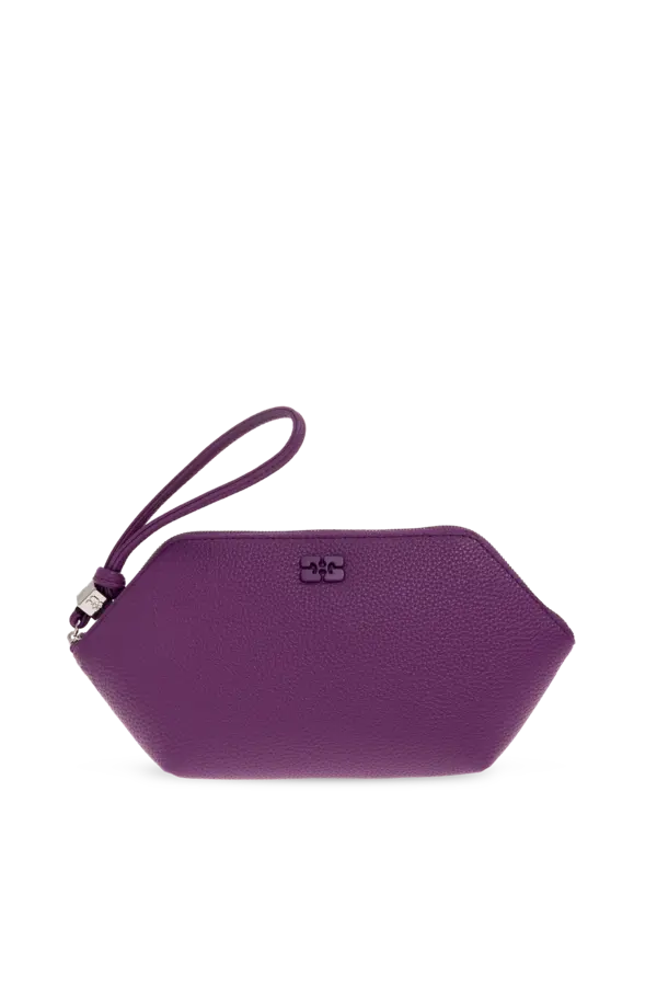 GANNI Cosmetic Bag Made Of Eco Leather - Purple