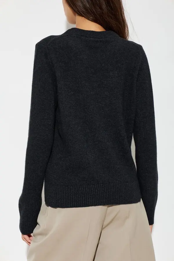 GANNI Sweater With Colorful Pattern And Logo