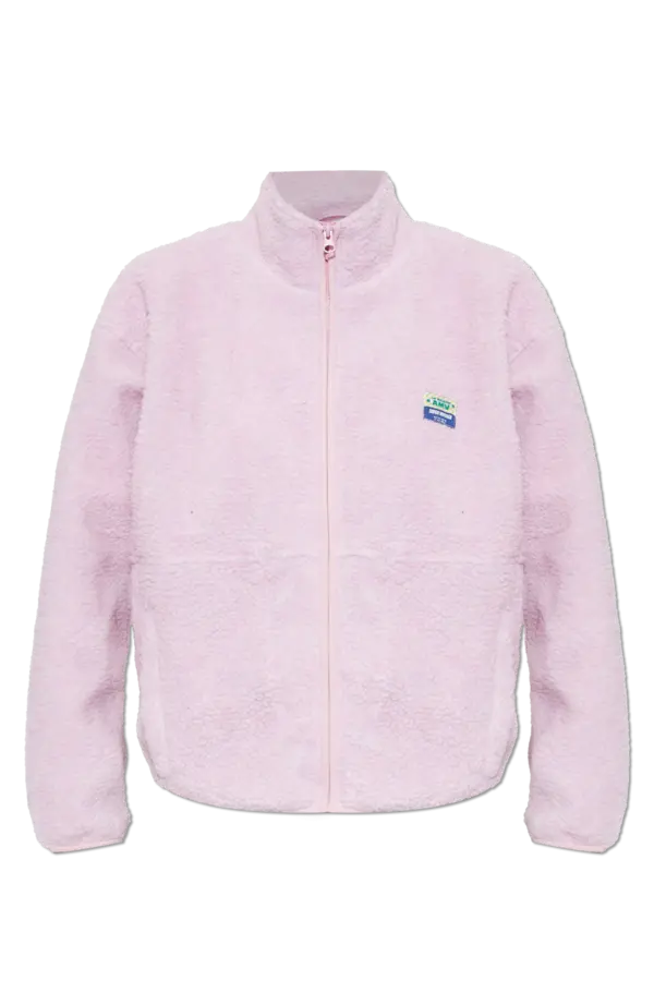 American Vintage Fleece With Turtleneck - Pink