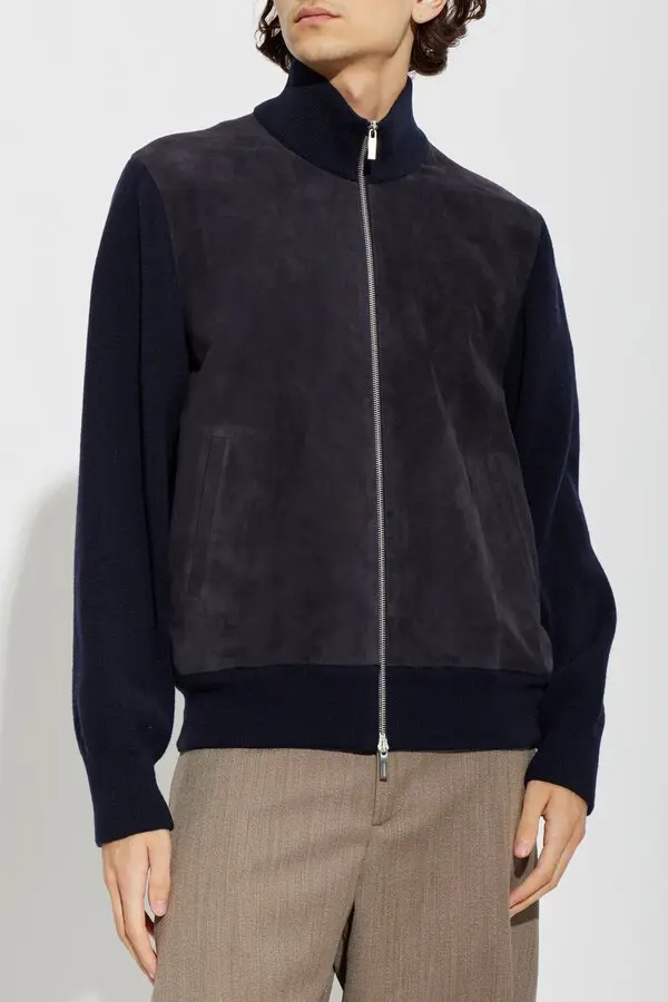 FERRAGAMO Jacket With Stand-up Collar