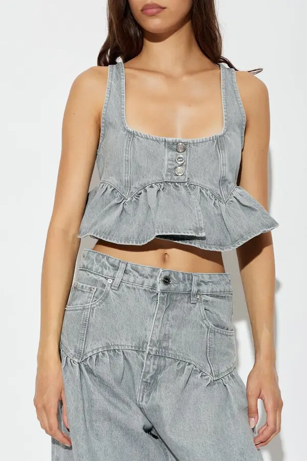 GANNI Denim Camisole