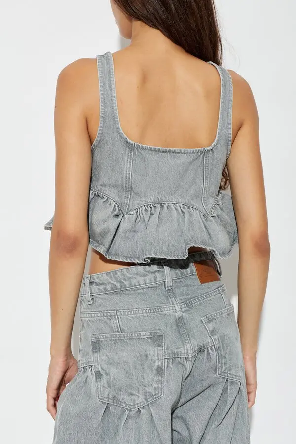 GANNI Denim Camisole
