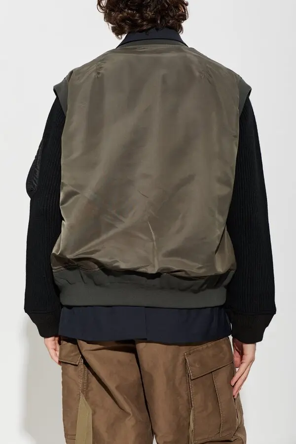 Sacai Vest Made From Combined Materials