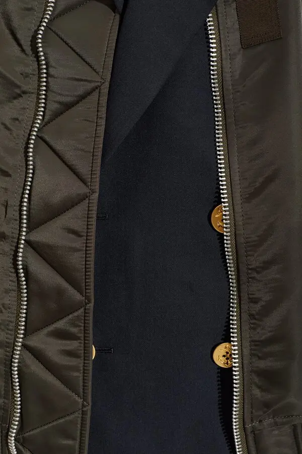 Sacai Vest Made From Combined Materials