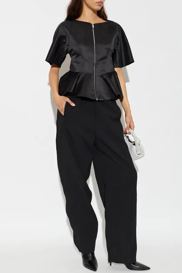 GANNI Peplum Top