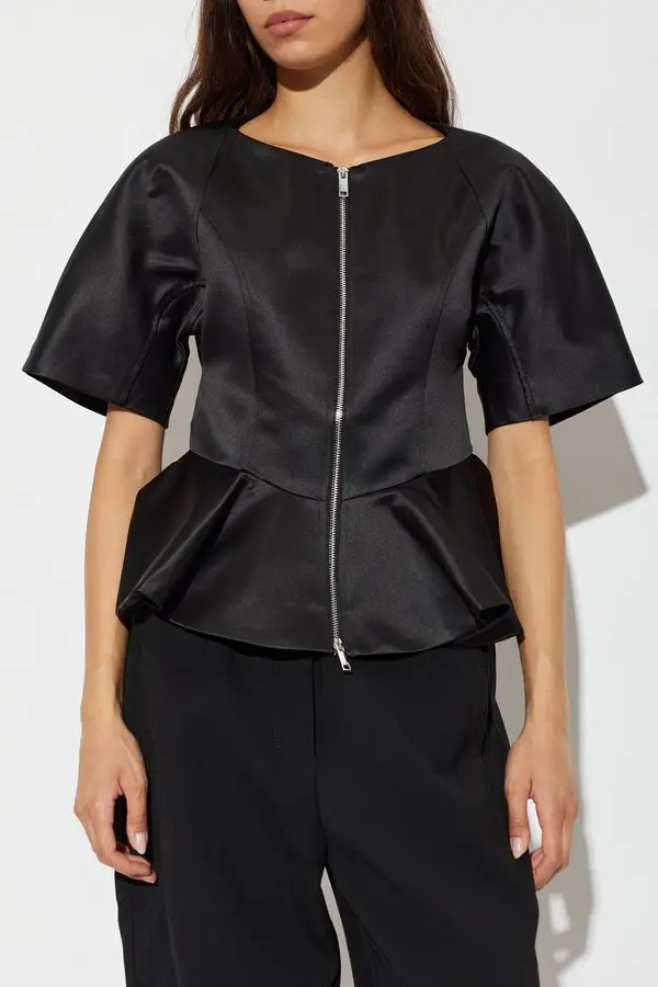GANNI Peplum Top