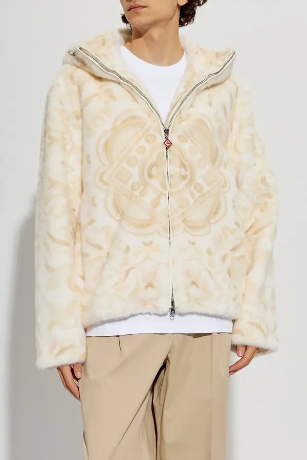 Casablanca Faux Fur With Hood
