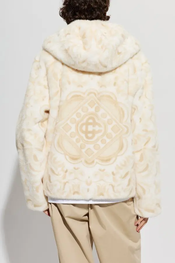 Casablanca Faux Fur With Hood