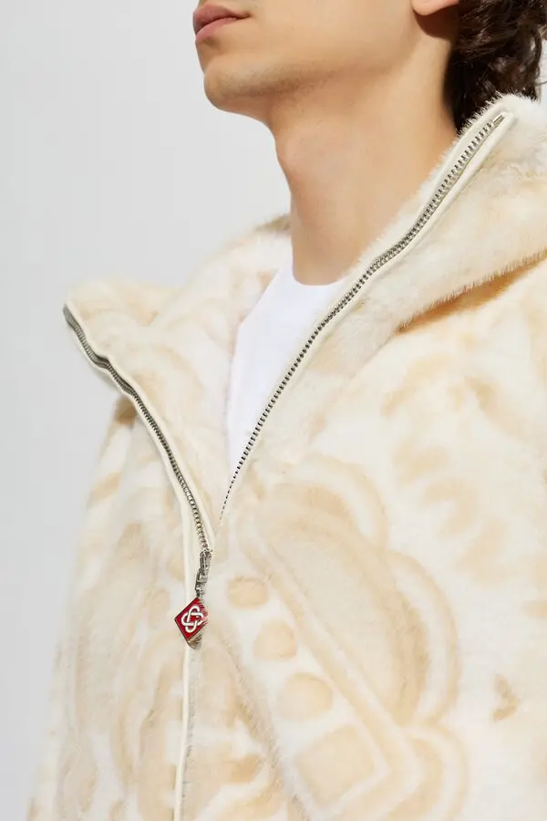 Casablanca Faux Fur With Hood