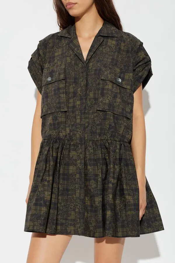 GANNI Floral Print Dress
