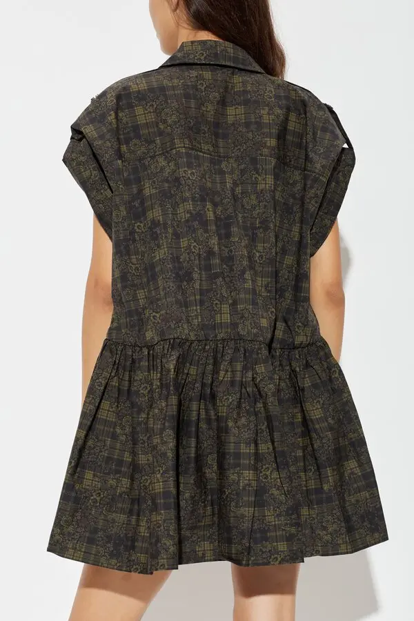 GANNI Floral Print Dress