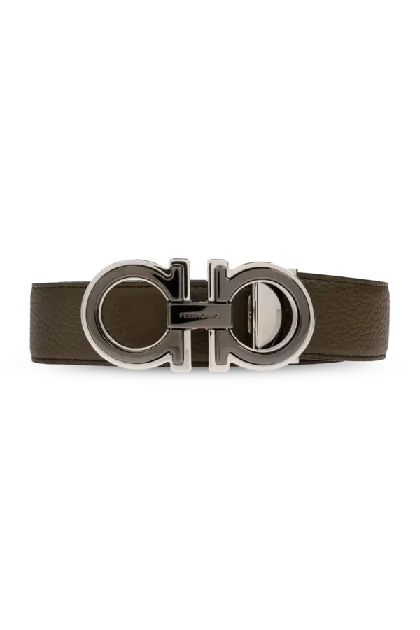 FERRAGAMO Double-sided Belt - Brown