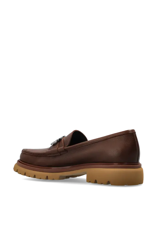FERRAGAMO Cocoon 2" Leather Loafers