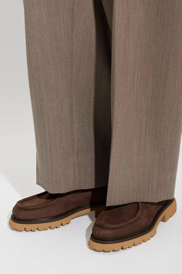 FERRAGAMO Suede Shoes "stanley