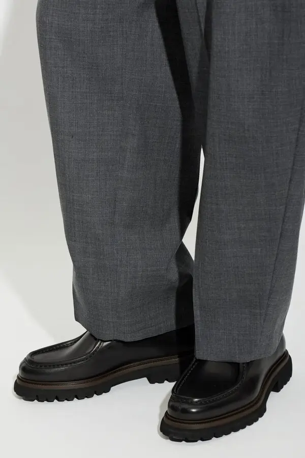 FERRAGAMO Stanley" Leather Shoes