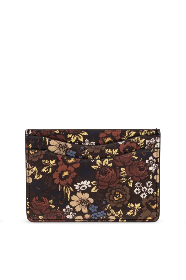 GANNI Card Case With Floral Motif
