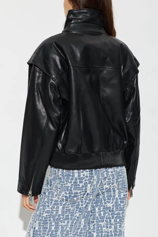 SELF-PORTRAIT Jacket With A Stand-up Collar