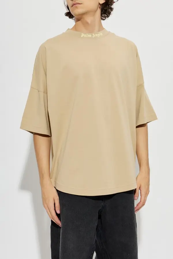Palm Angels Cotton T-shirt With Logo