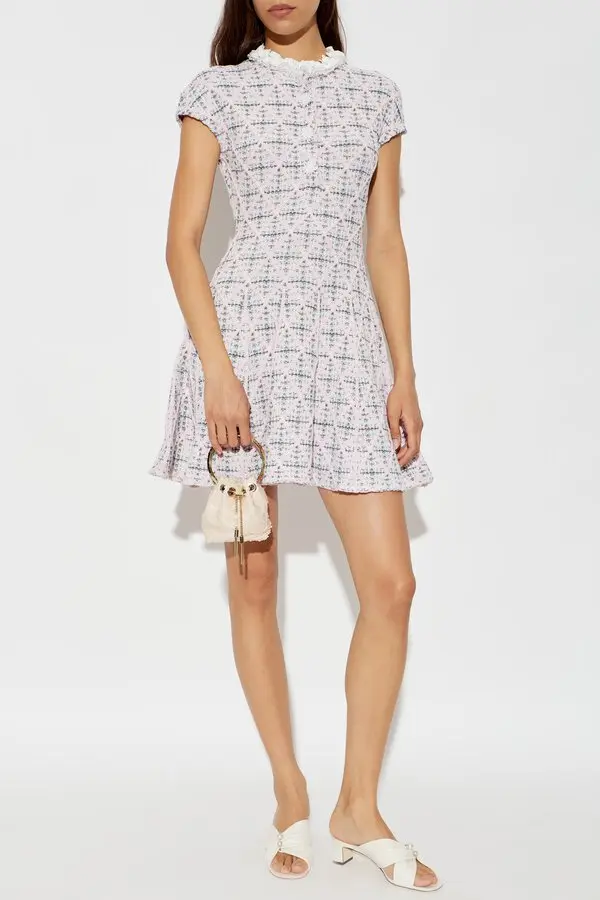 SELF-PORTRAIT Dress With Shimmering Appliqués