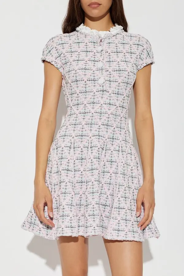 SELF-PORTRAIT Dress With Shimmering Appliqués