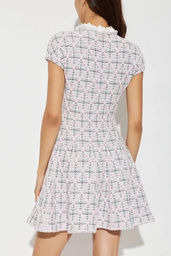 SELF-PORTRAIT Dress With Shimmering Appliqués