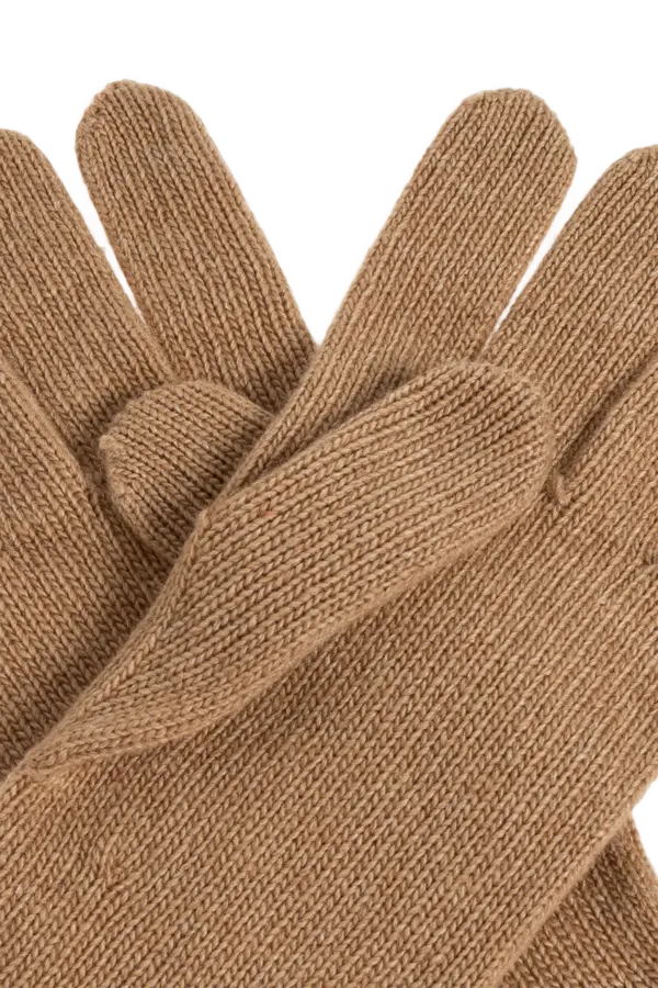 Moschino Gloves With Logo Patch