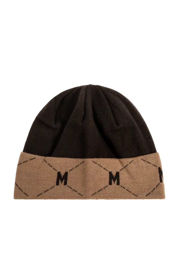 Moschino Wool Beanie With Logo