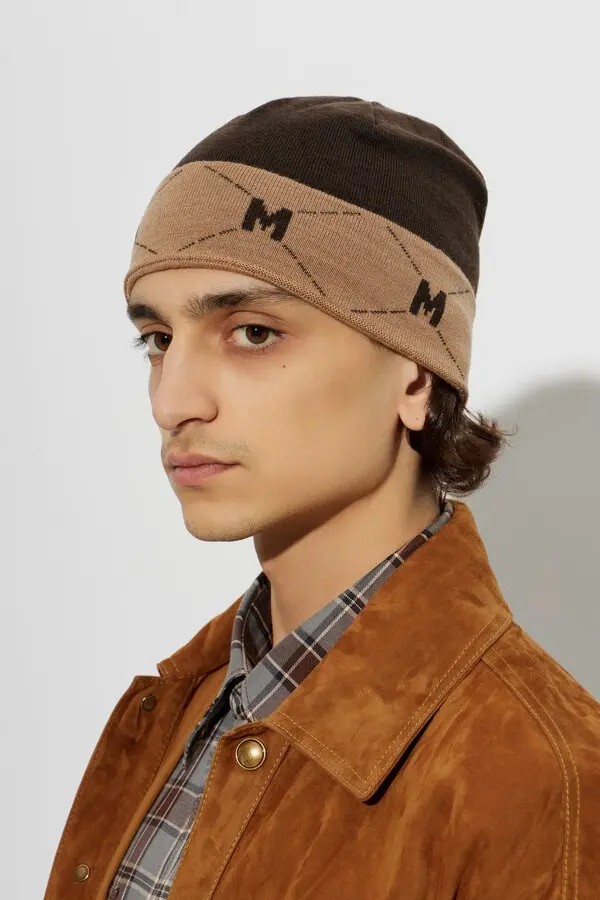 Moschino Wool Beanie With Logo