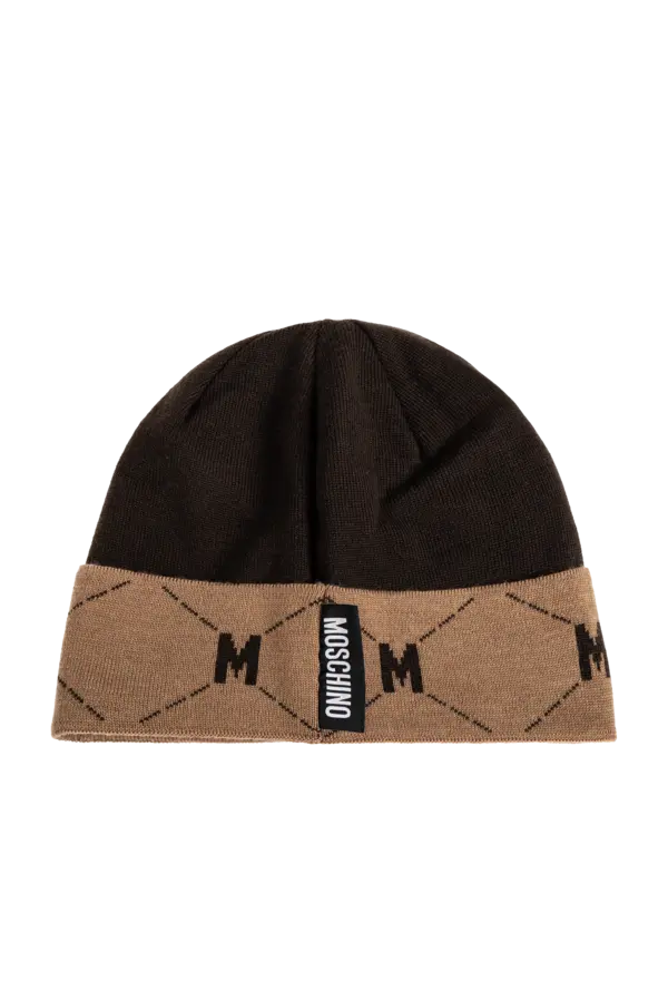 Moschino Wool Beanie With Logo