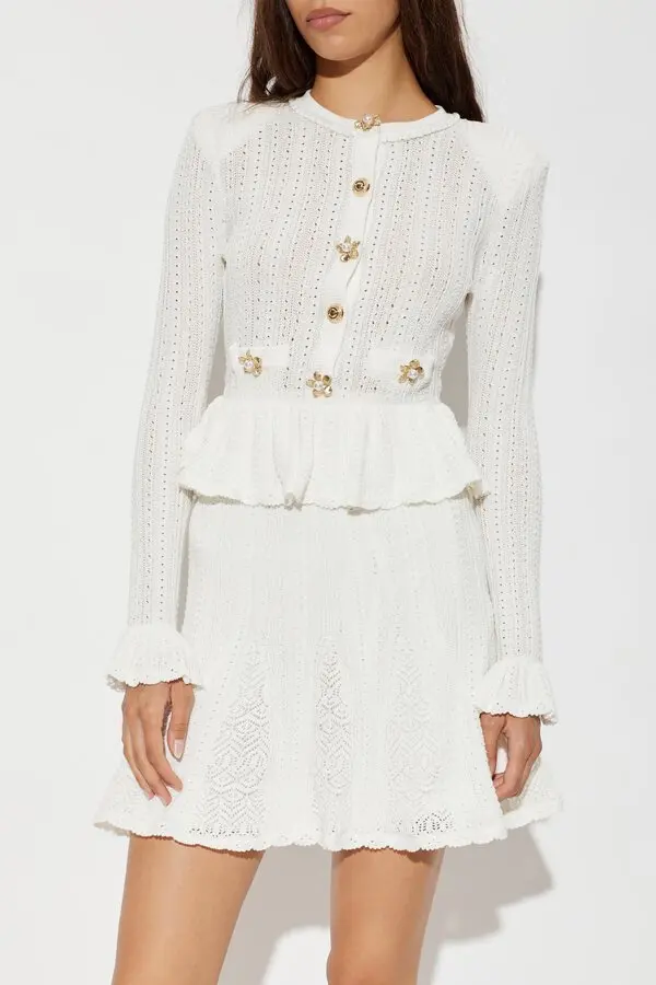 SELF-PORTRAIT Peplum Dress