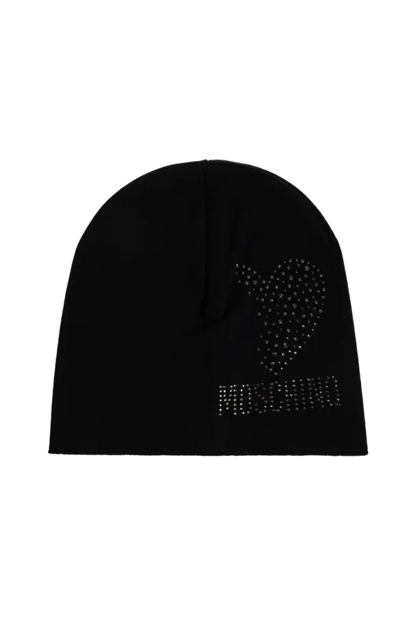 Moschino Woolen Hat With Shimmering Sequins