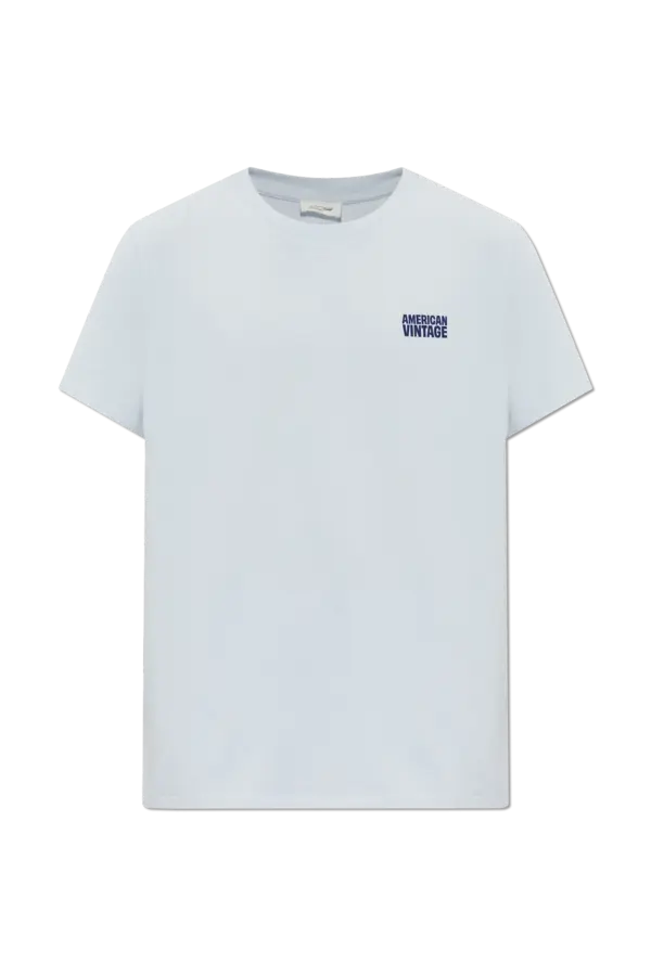 American Vintage T-shirt With Printed Logo