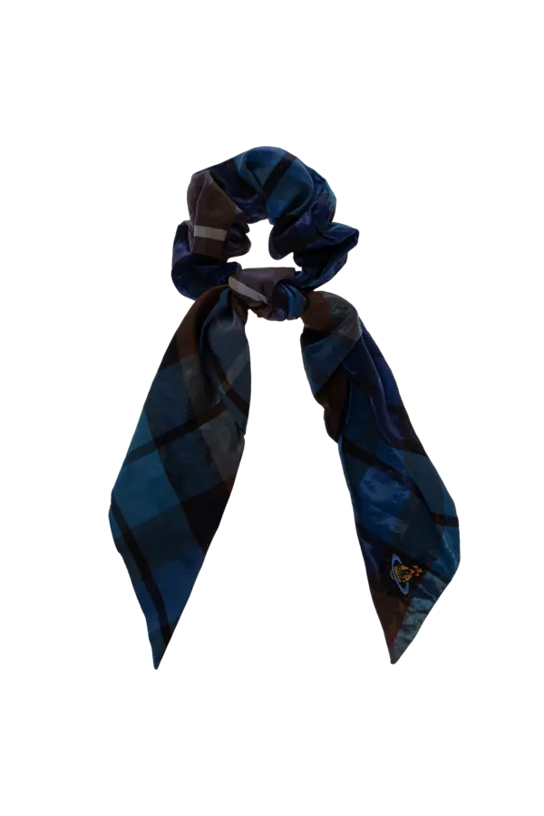 VIVIENNE WESTWOOD Hair Scrunchie - Navy Blue