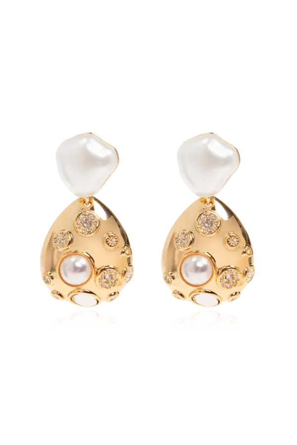 SELF-PORTRAIT Earrings With Shimmering Crystals