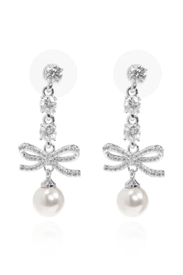 SELF-PORTRAIT Earrings With Shimmering Crystals