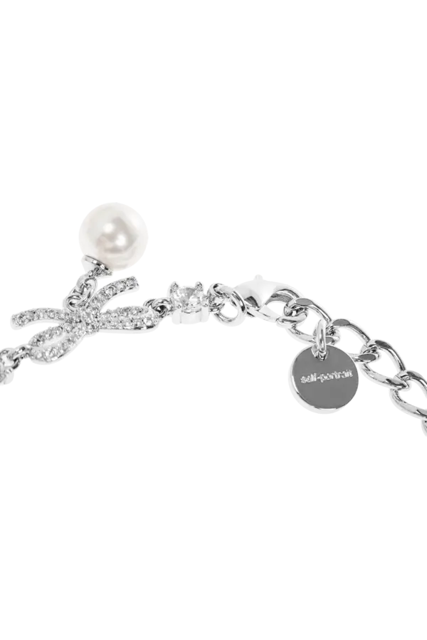SELF-PORTRAIT Bracelet With Shimmering Crystals