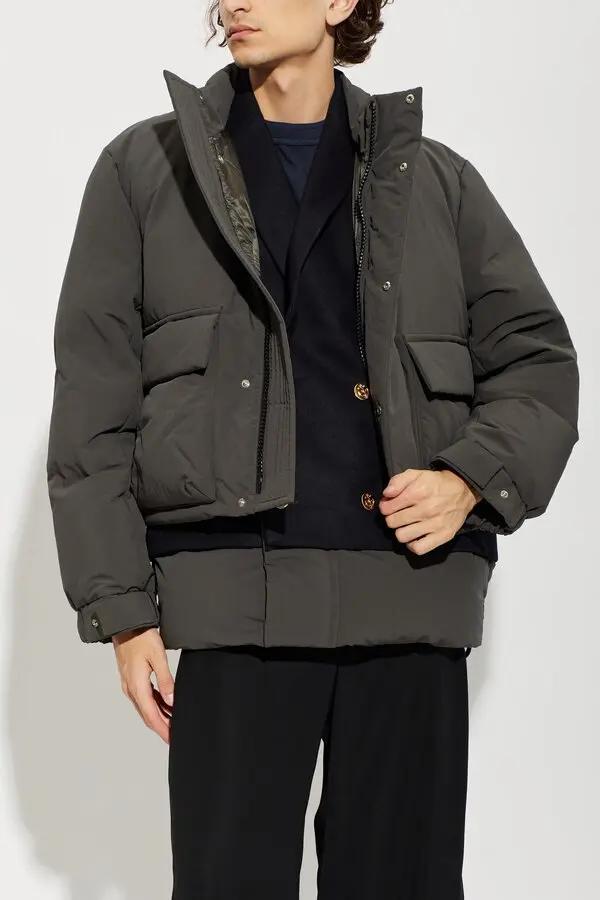 Sacai Insulated Jacket With Stand-up Collar