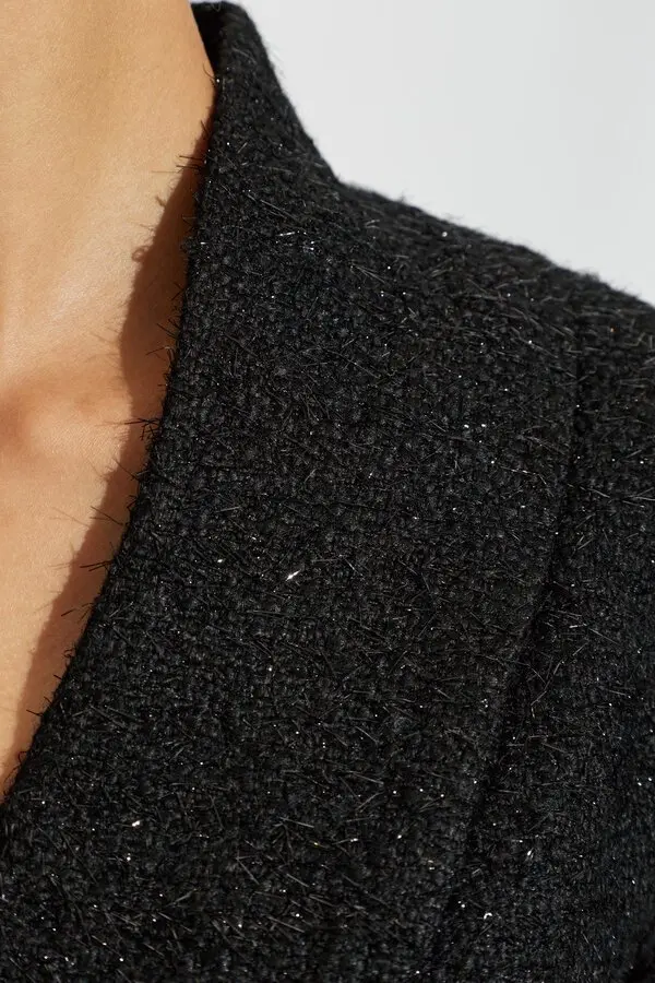 SELF-PORTRAIT Tweed Dress With Lurex Thread